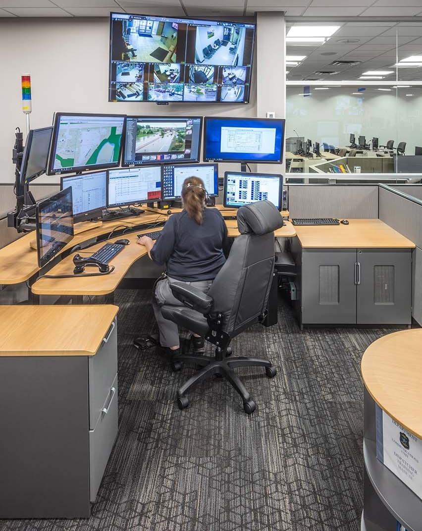 Overland Park Command Center | Dispatch & EOC Center - Hoefer Welker