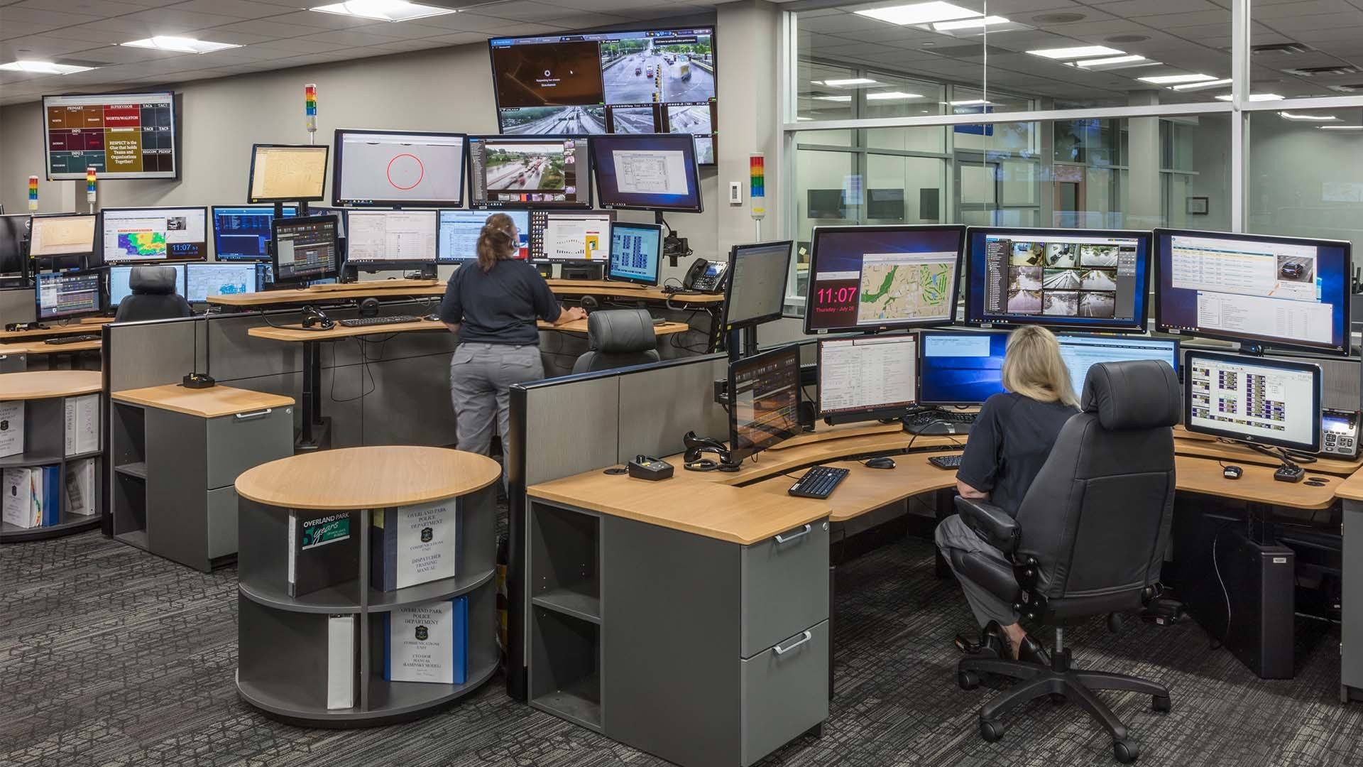 Overland Park Command Center | Dispatch & EOC Center - Hoefer Welker